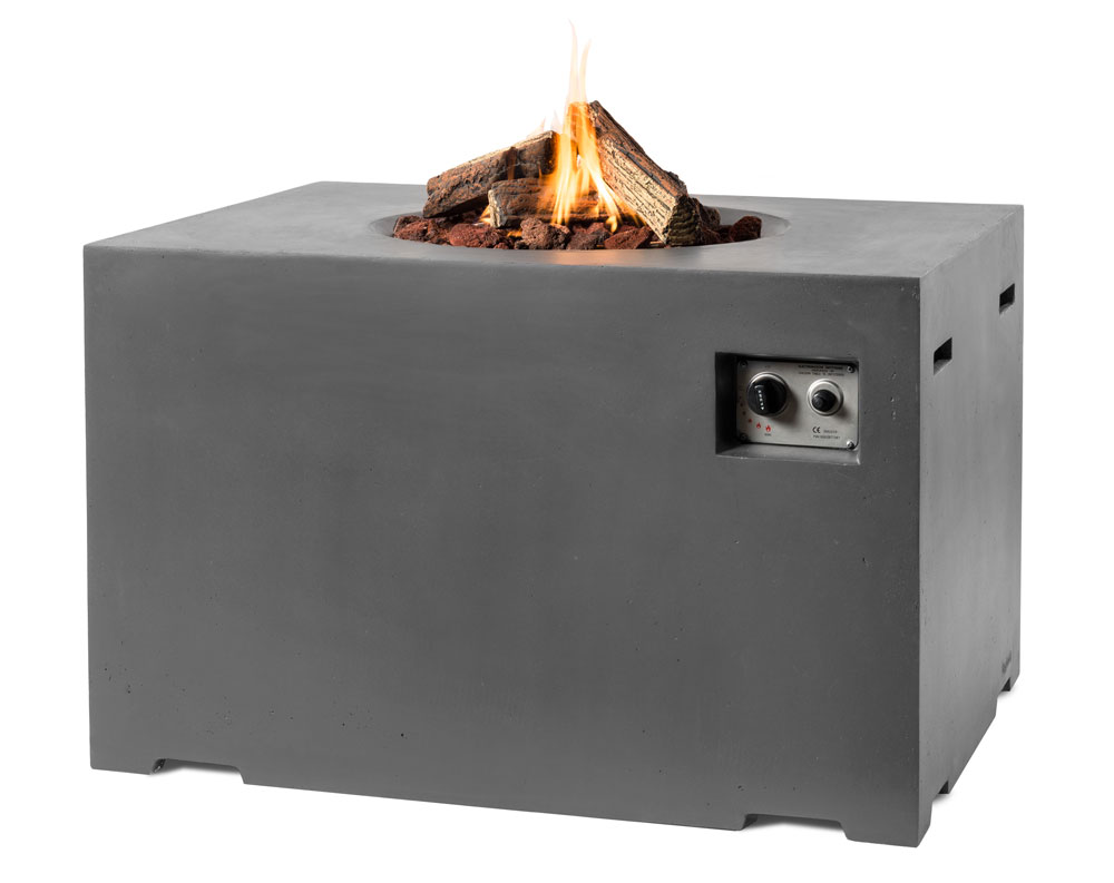 Feuertisch rechteckig - MANIA - HAPPY COCOONING | Feuertische mit Gas ...